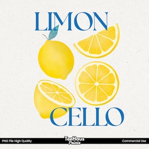 Limoncello PNG, Amalfi Coast Lemon Shirt Design, Italian Summer Retro ...