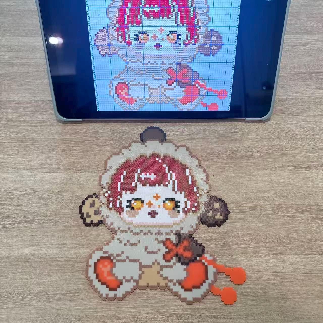 Cute Pixel Art Fridge Magnets, Kawaii Character Perler Bead Decor ...