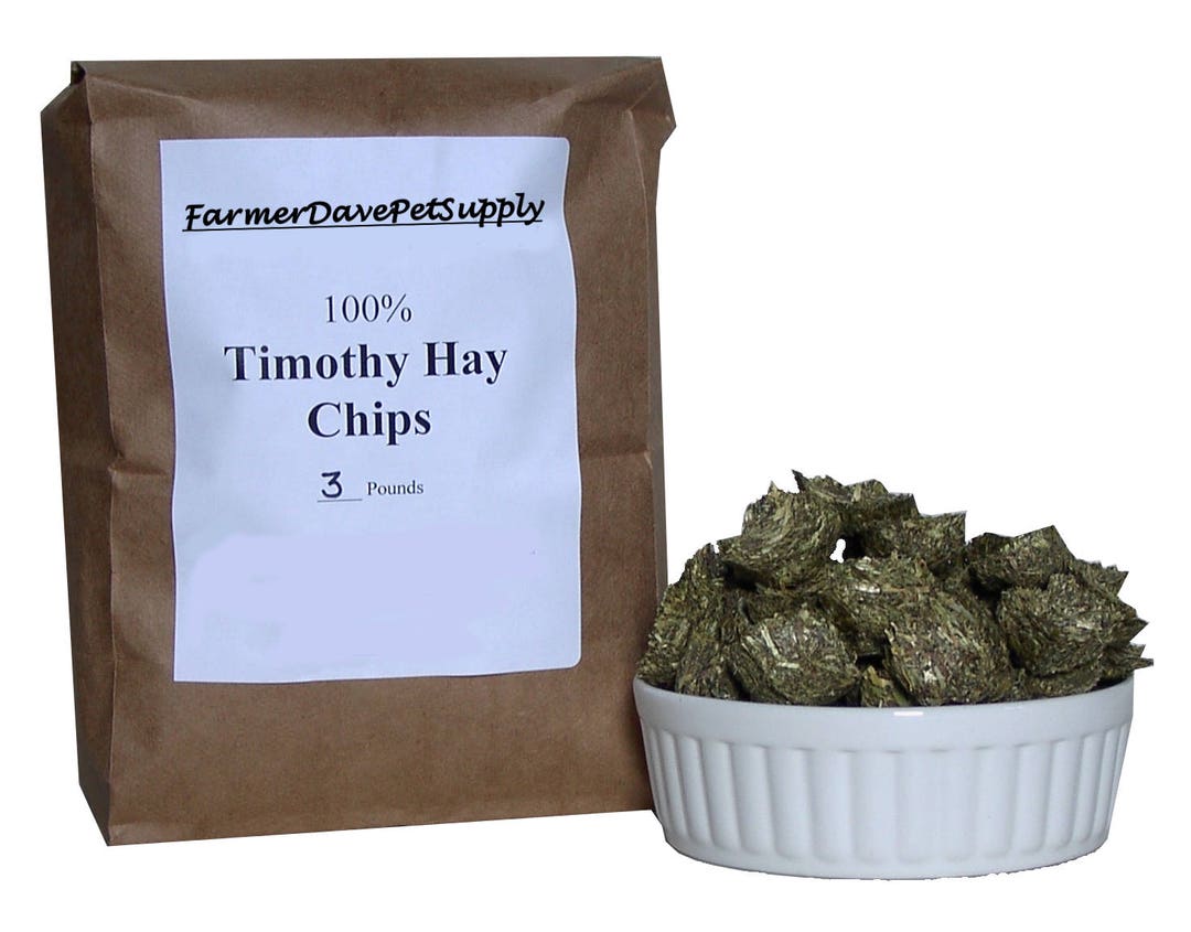 3 Lb. Timothy Hay CHIPS for Rabbits, Guinea Pigs, Chinchillas, and ...