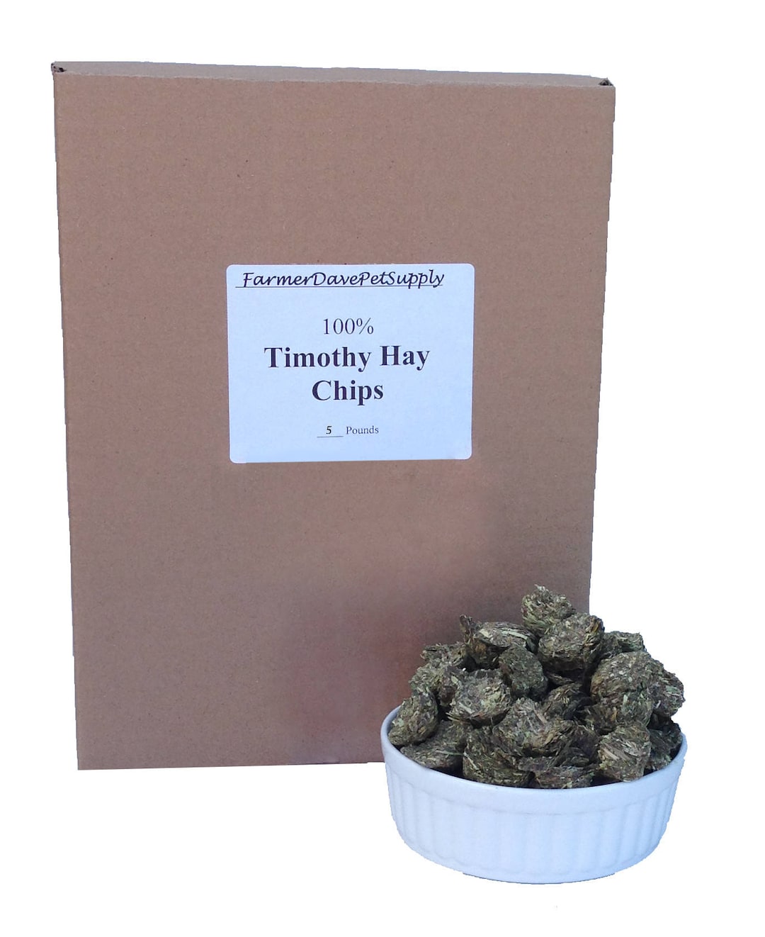 5 Lb. Timothy Hay CHIPS for Rabbits, Guinea Pigs, Chinchillas, and ...