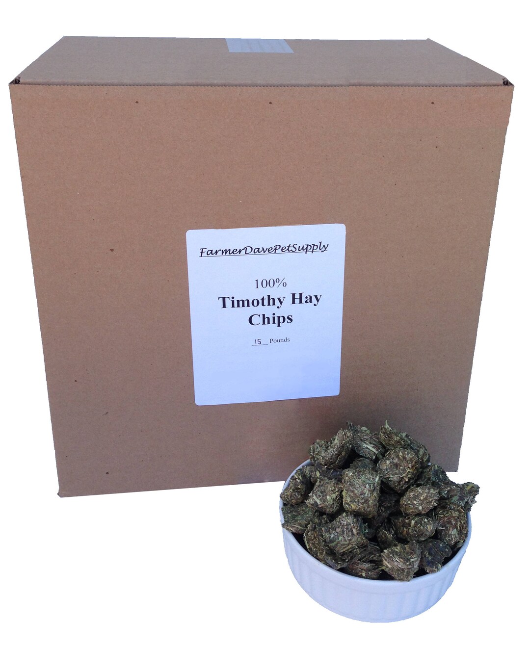 15 Lb. Timothy Hay CHIPS for Rabbits, Guinea Pigs, Chinchillas, and ...