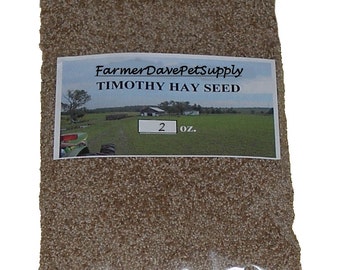 2 Oz. TIMOTHY HAY SEED - Etsy