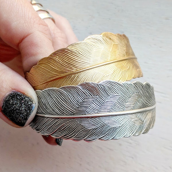 Feather Bracelet - Etsy