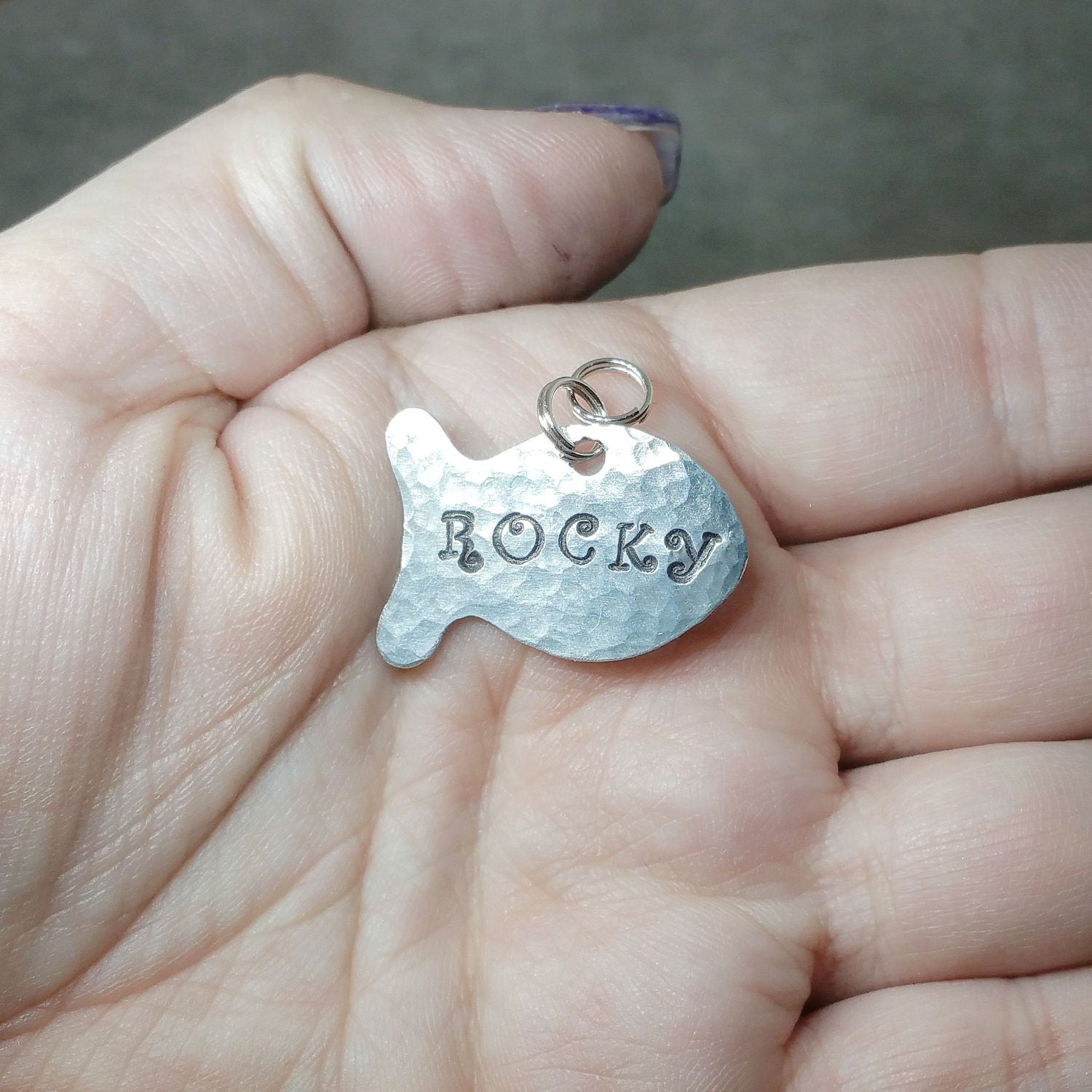 Cat ID Tag Cat Name Tag Unique Pet ID Tag Custom Cat Tag | Etsy