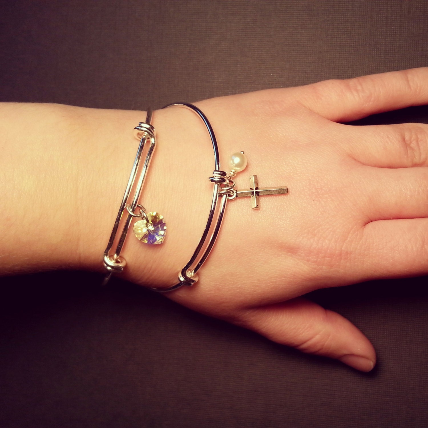 Angel Wing Bracelet Silver Bangle With Wing Charm Angel Wing - Etsy
