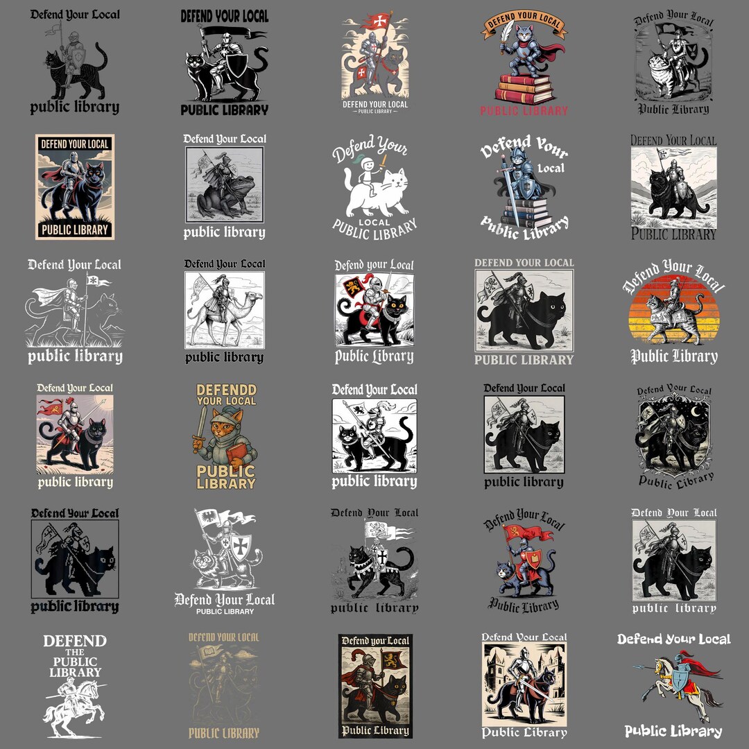 Defend Your Local Public Library PNG, Book Lover Advocacy Clipart ...
