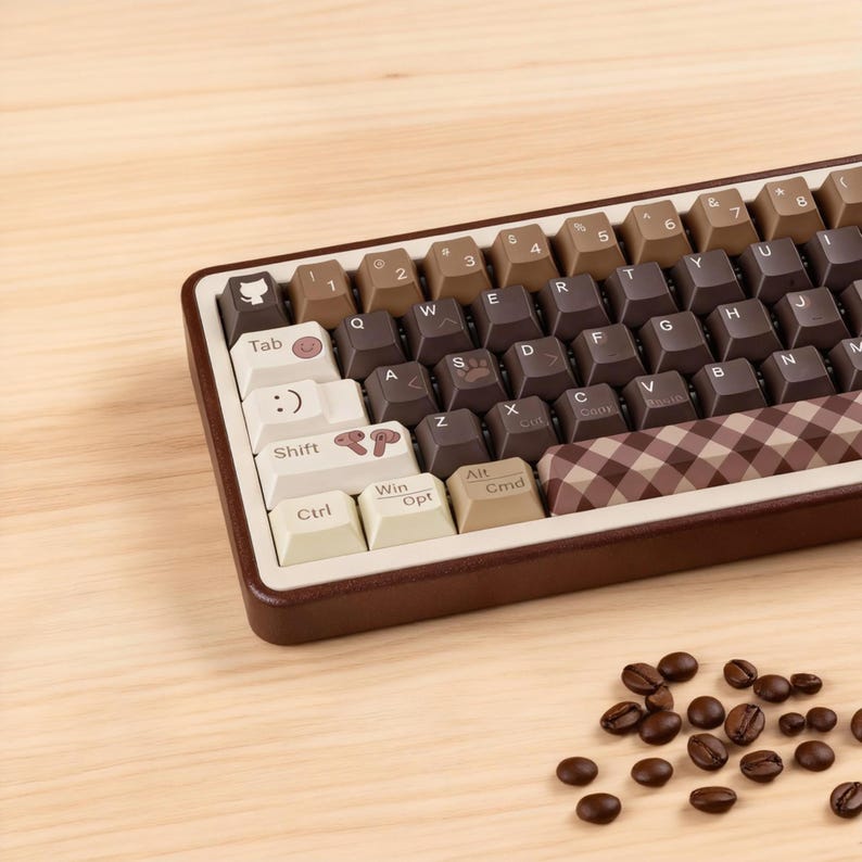 Coffee Tone PBT Keycaps 145-key Full Set | Cherry & FOA Profile Options ...