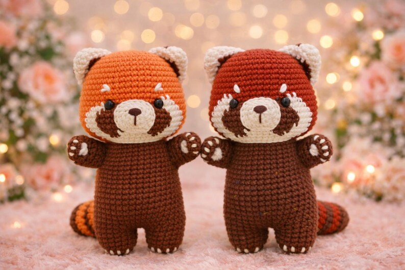 Handmade Red Panda Amigurumi - Detailed Digital PDF - DIY Crochet ...