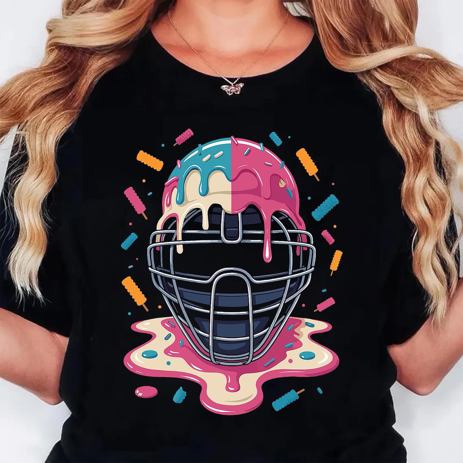 Ice Cream Drip Catcher Mask PNG Bundle, Baseball Softball Catcher ...