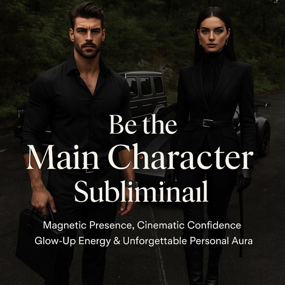 Be the Main Character Subliminal – Magnetic Presence, Cinematic ...
