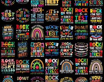 Rock the Test Png, Testing Day Png, Don't Stress Just Do Your Best ...