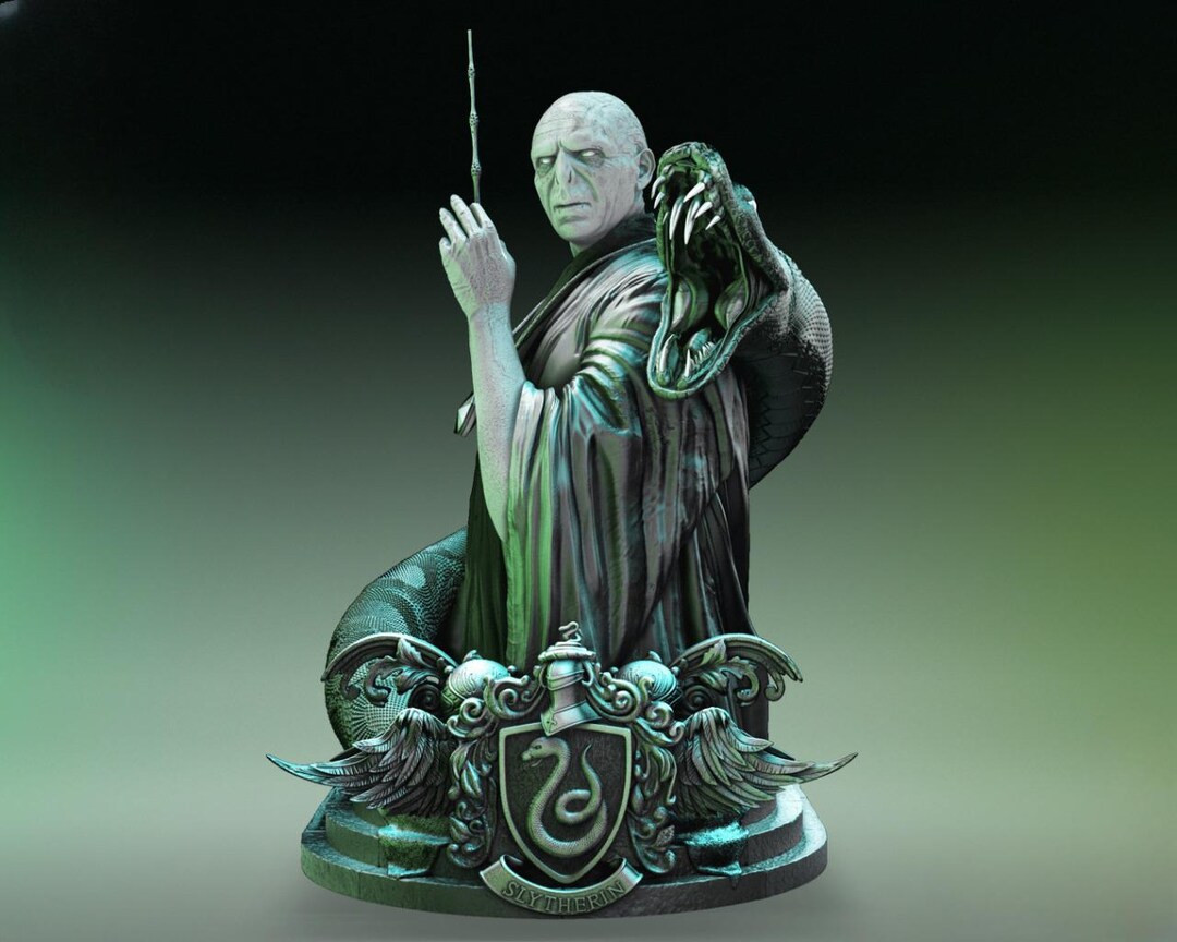 Voldemort Bust STL – Dark Wizard 3D Print Model (digital File) - Etsy ...