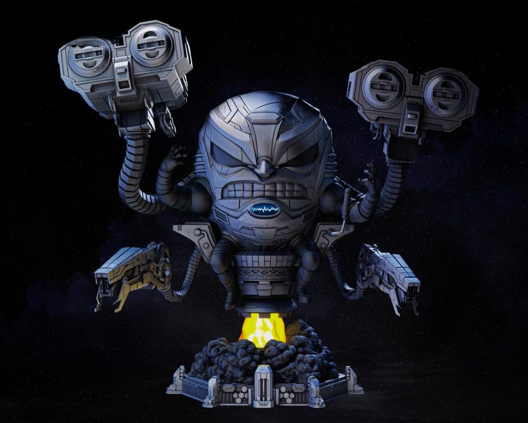 MODOK Bust STL – Superhero 3D Print Model, Digital STL File - Etsy