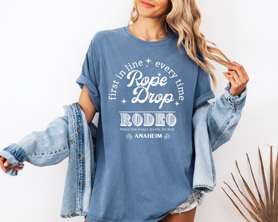 Rope Drop Rodeo Anaheim T-shirt | Theme Park Matching Outfit - Etsy
