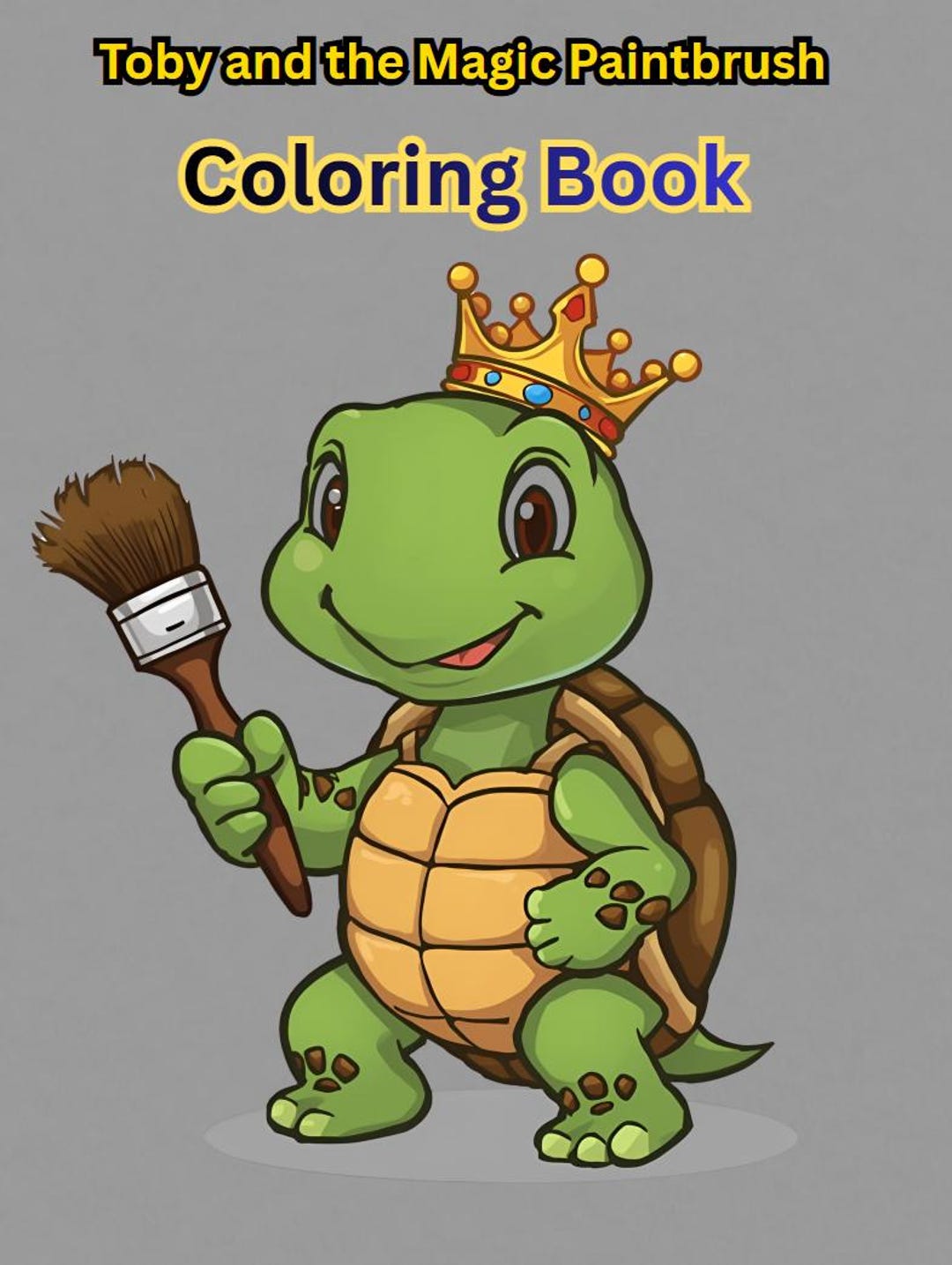 Toby and the Magic Paintbrush Coloring Book - Etsy
