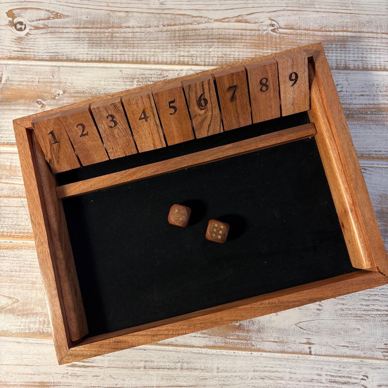 Dice Games Shut the Box - Etsy UK