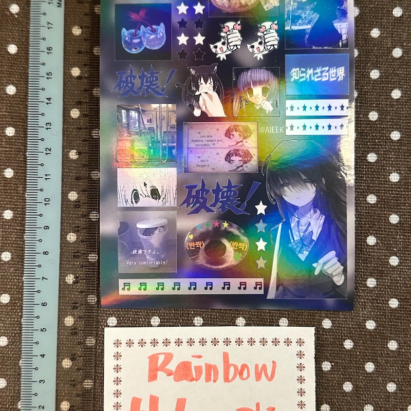 Kawaii Anime Sticker Sheet - Etsy