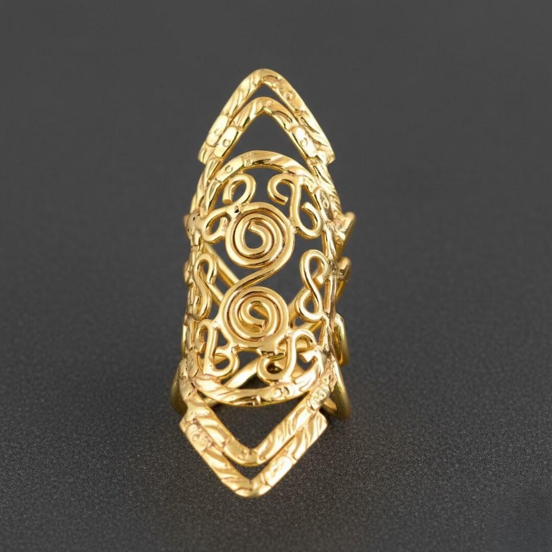 Arthritis Splint Ring for PIP or DIP Joint, Adjustable Sterling Silver ...