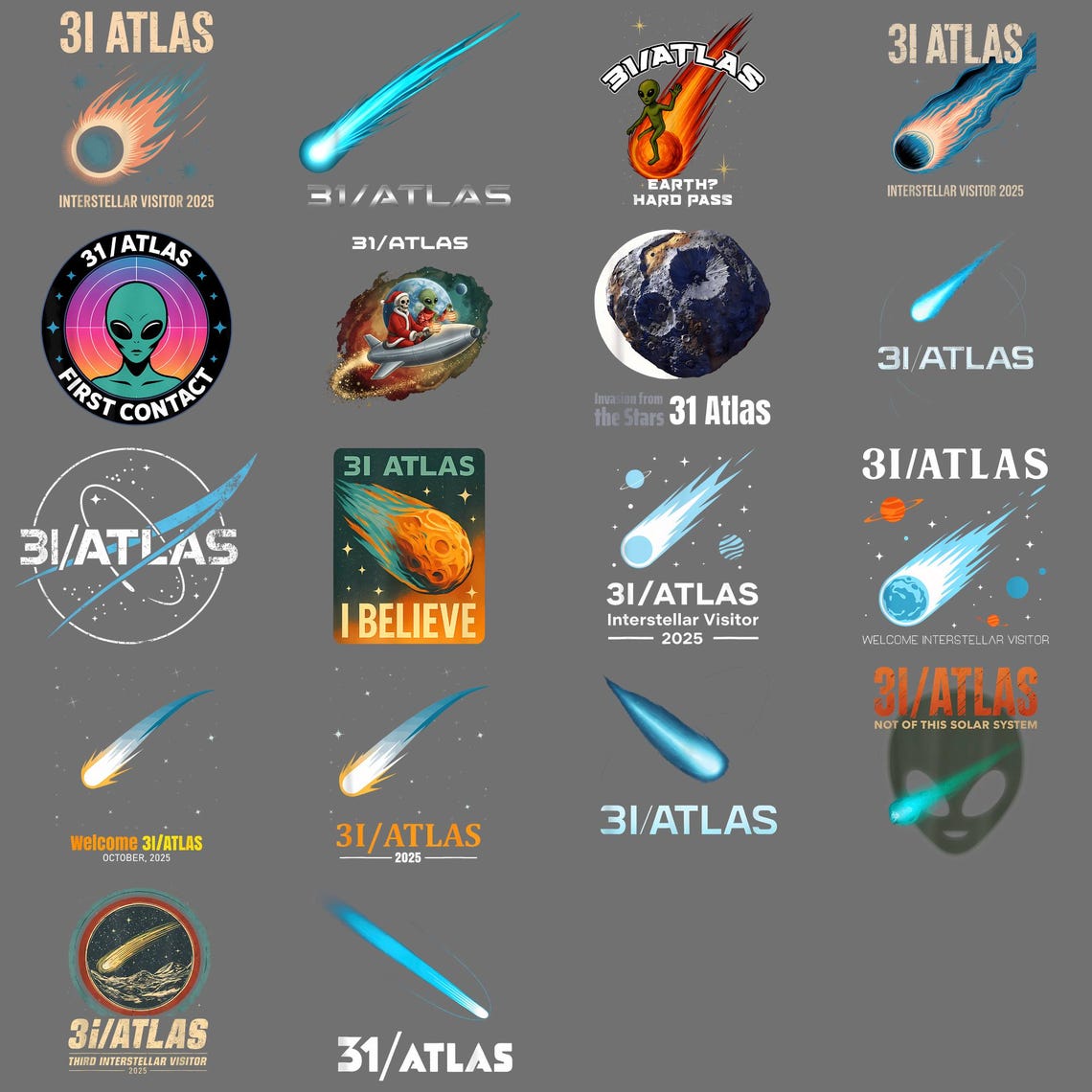 Atlas Interstellar Style Astronomy Retro Earth Day PNG - Etsy