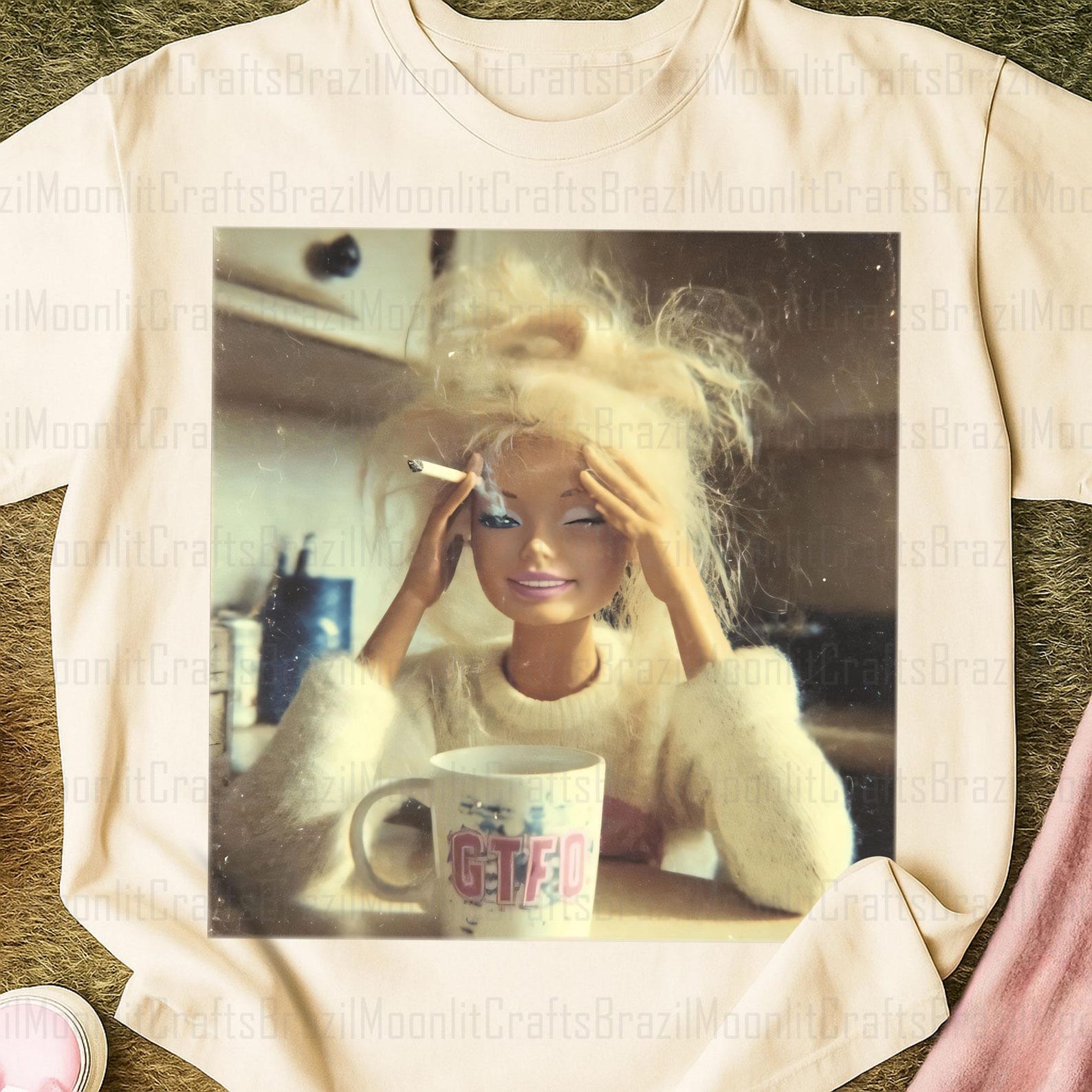 Funny Disgusting Doll Face Meme Png, Disgusted Barbiee Meme Png - Etsy