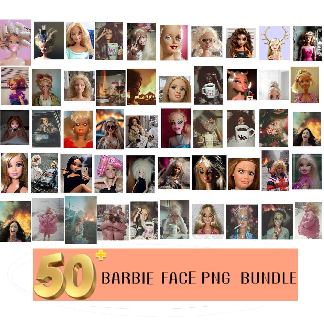 50+ Funny Disgusting Doll Face Meme PNG Bundle , Disturbed Doll ...