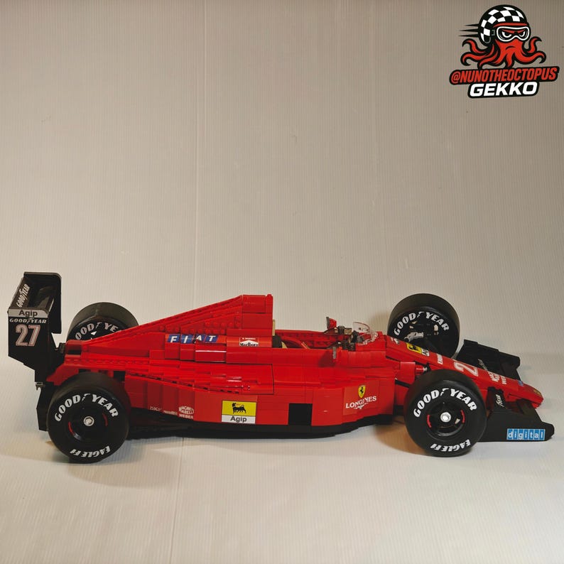 Pacote de atualização 3D Lego Ferrari 640 F1-89 na escala 1:8 - MOC ...