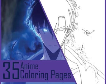 35 Solo Leveling Coloring Pages: Anime Art, Sung Jin-woo (PNG Download ...