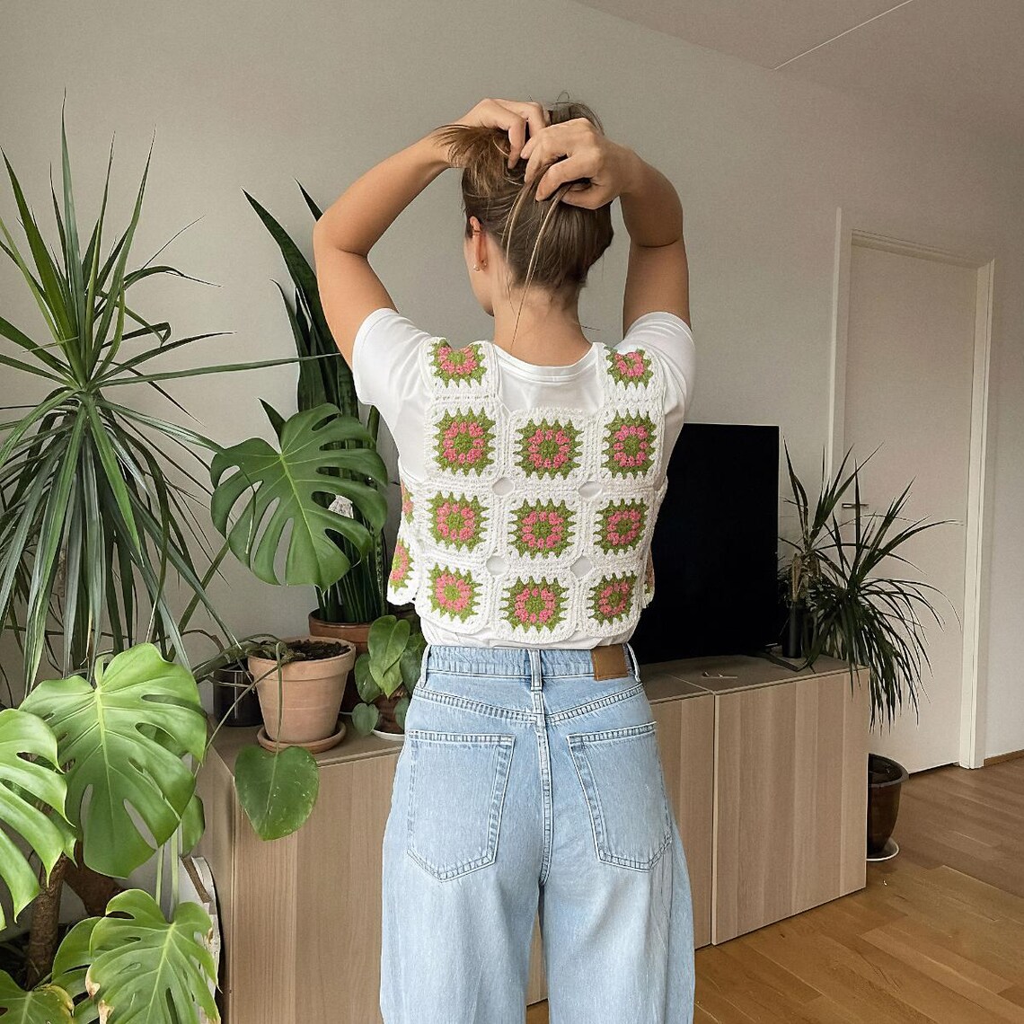 Granny Squares Vest Crochet Pattern - Etsy
