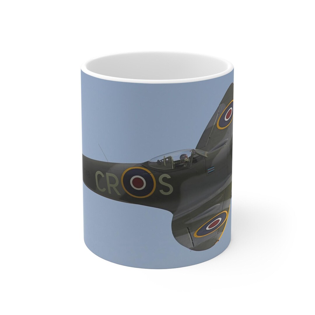 Spitfire Fighter Plane 11oz Mug WWII RAF Aircraft Coffee Cup - Etsy