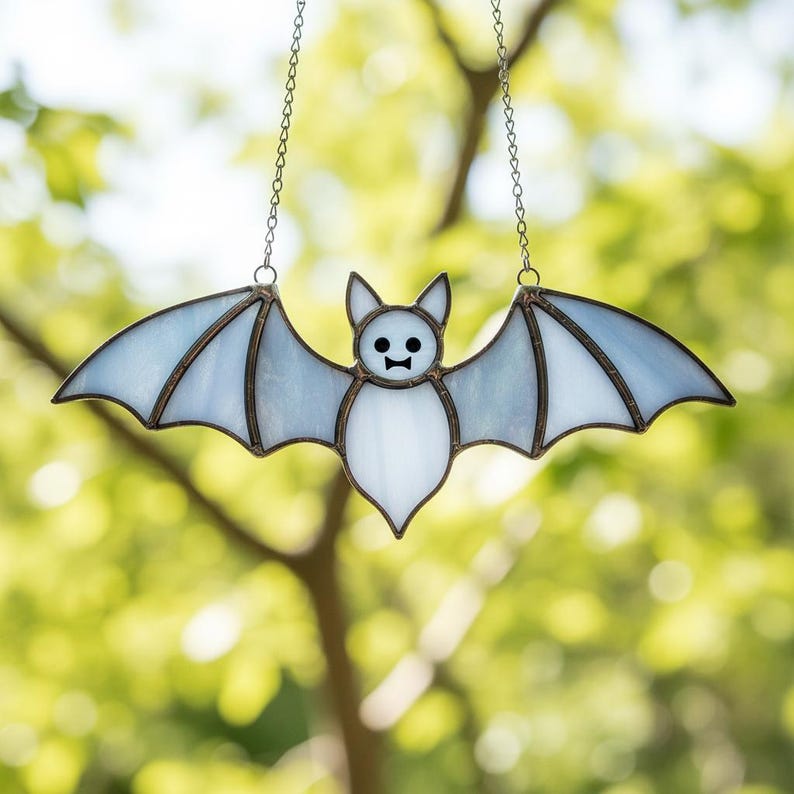 Bat Stained Glass Pattern, 0.5mm Precision Line SVG PDF, Level 1 Easy ...