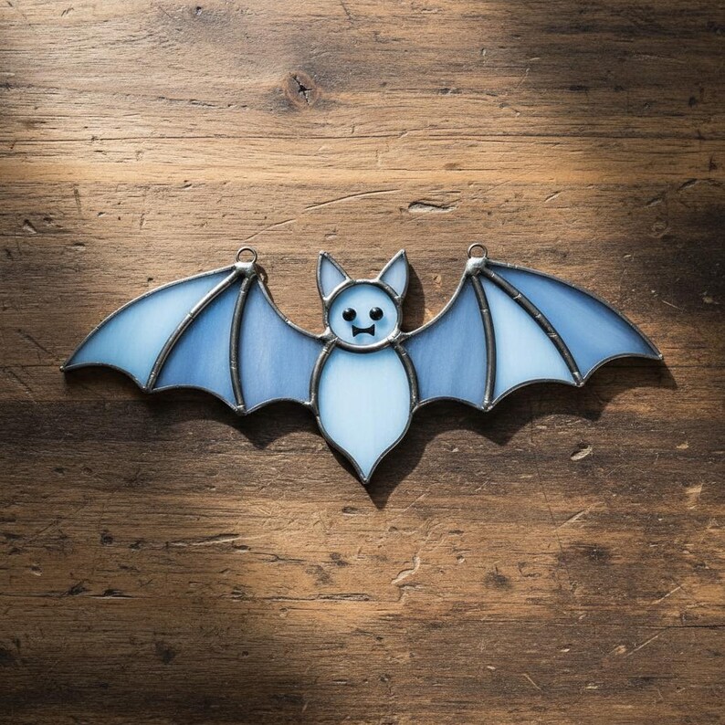 Bat Stained Glass Pattern, 0.5mm Precision Line SVG PDF, Level 1 Easy ...
