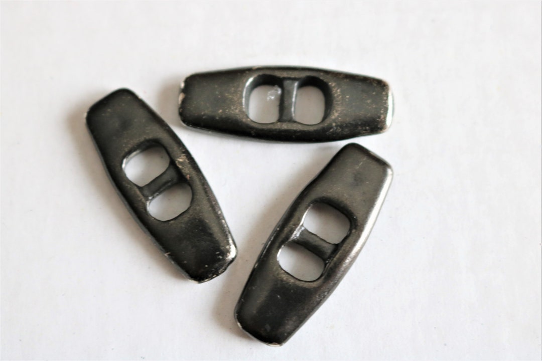3 Metal Toggle Buttons - Etsy