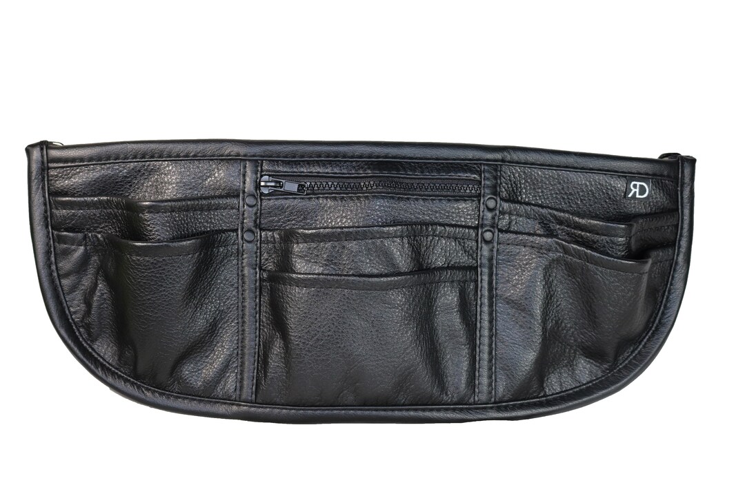 Black Leather Waitress, Waiter Apron - Etsy