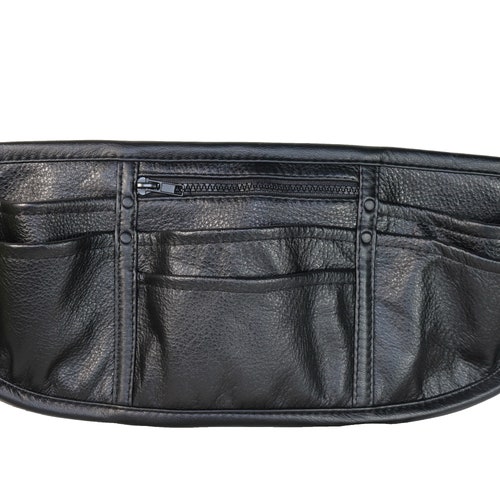 Black Leather Waitress Waiter Apron - Etsy