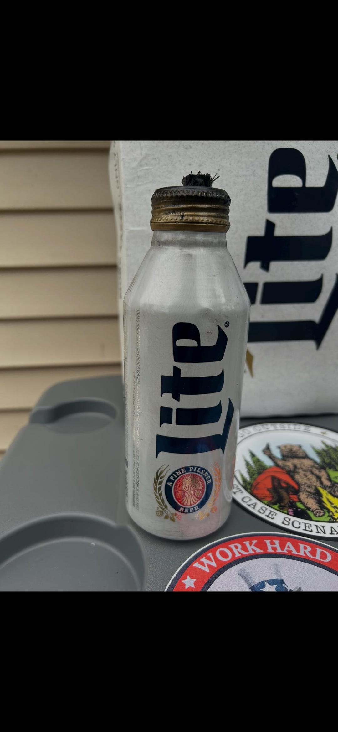 Custom Miller Lite Table Torches (tiki Torches) - Etsy
