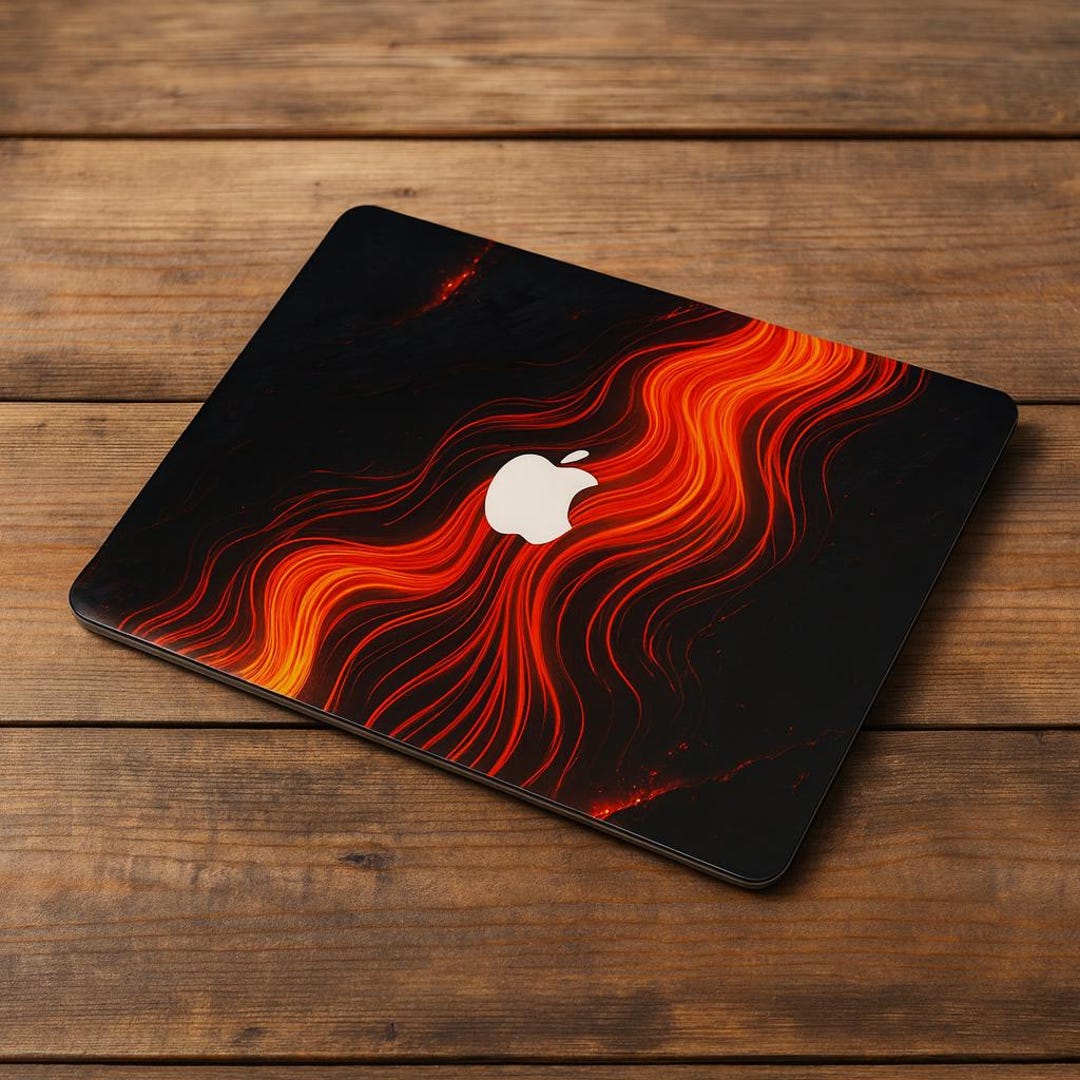 Lava MacBook Case – Magma Fire Hard Shell – Volcanic Abstract Cover ...
