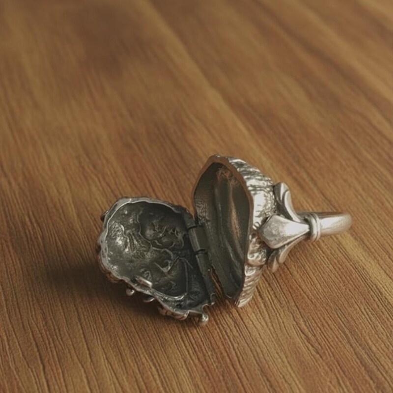 Secret Compartment Ring - Etsy