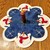 Penny Wool Applique Snowman Candle Mat - Etsy