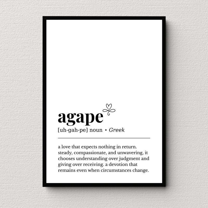 Agape Love Posters - Etsy