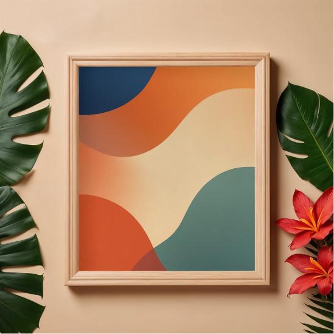 Personalized Abstract Art Print | Custom Color Story (digital Download ...
