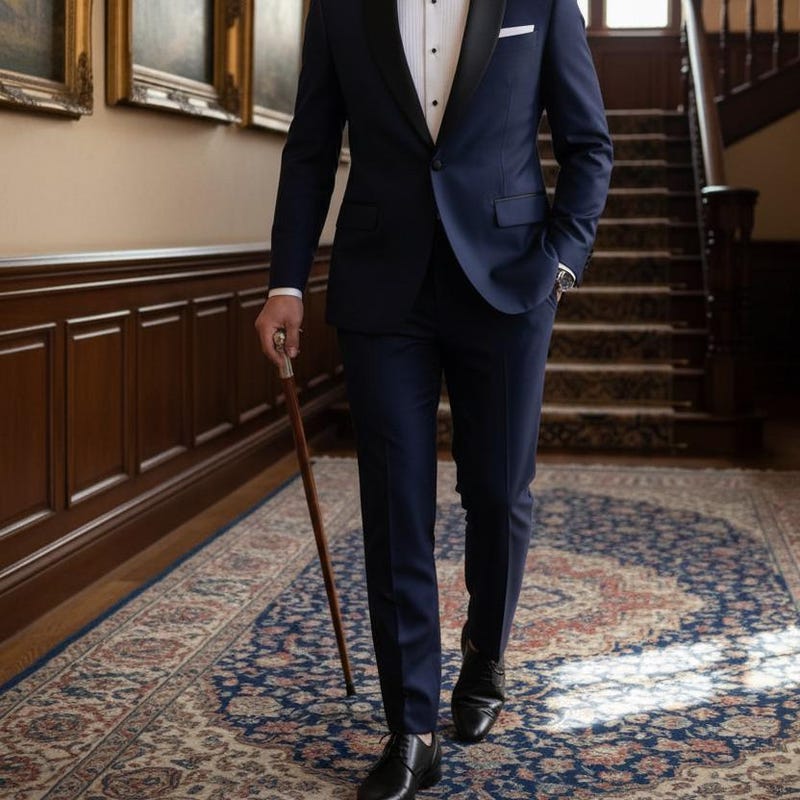 Wedding Tuxedo Midnight Blue - Etsy UK