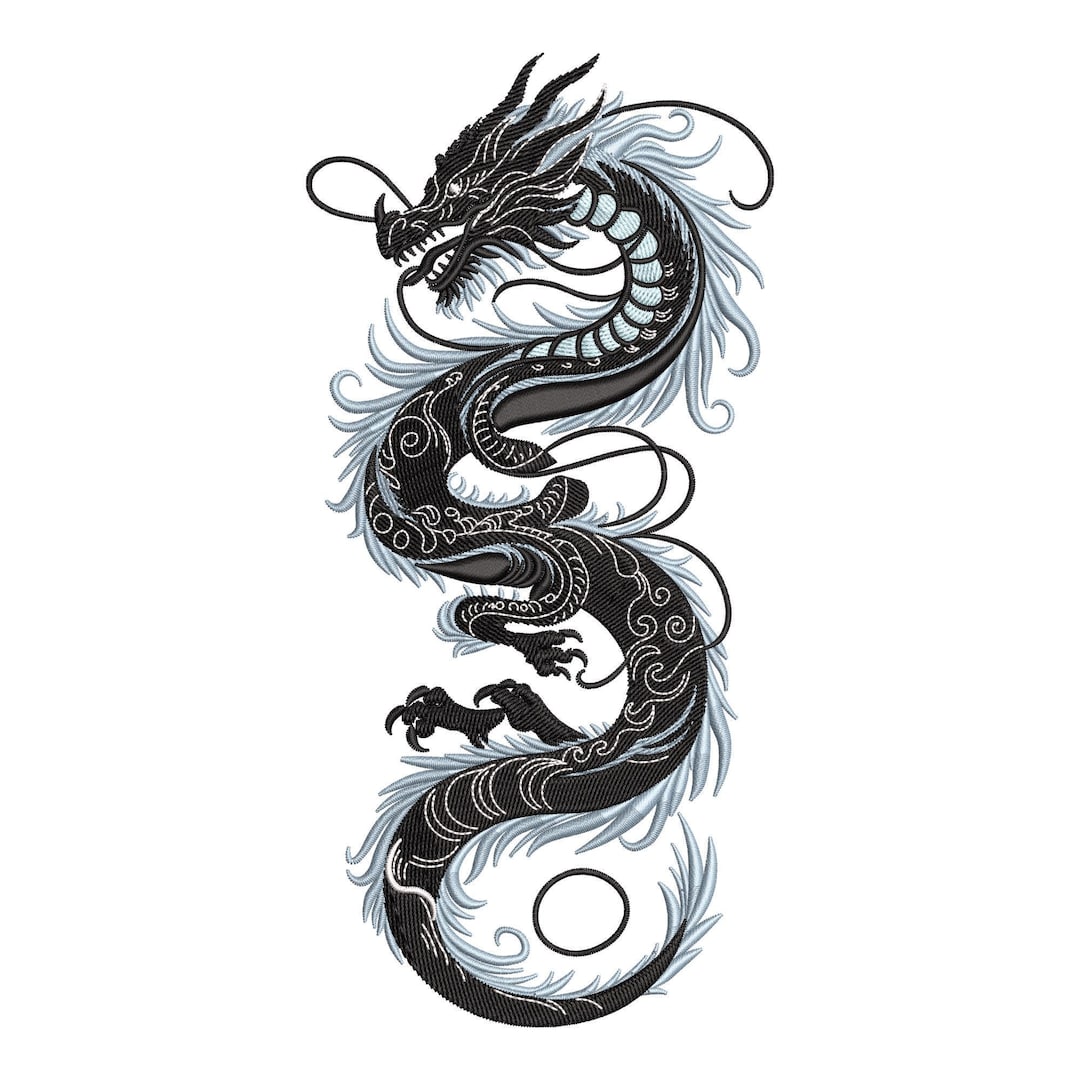 Dragon Embroidery Design – Mystic Dragon Machine Embroidery Design ...