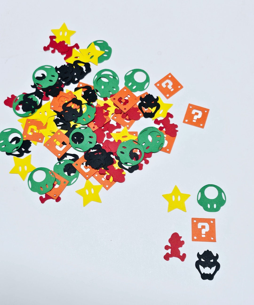 Gaming Confetti/mario Inspired/birthday Confetti/party Confetti/happy ...