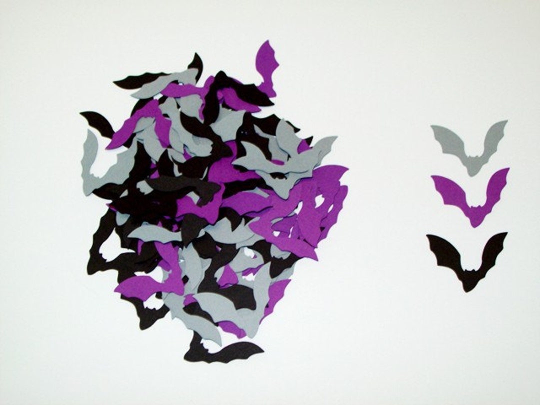 Halloween Confetti/flying Bat/ Party/ Birthday/ 100 Pieces - Etsy