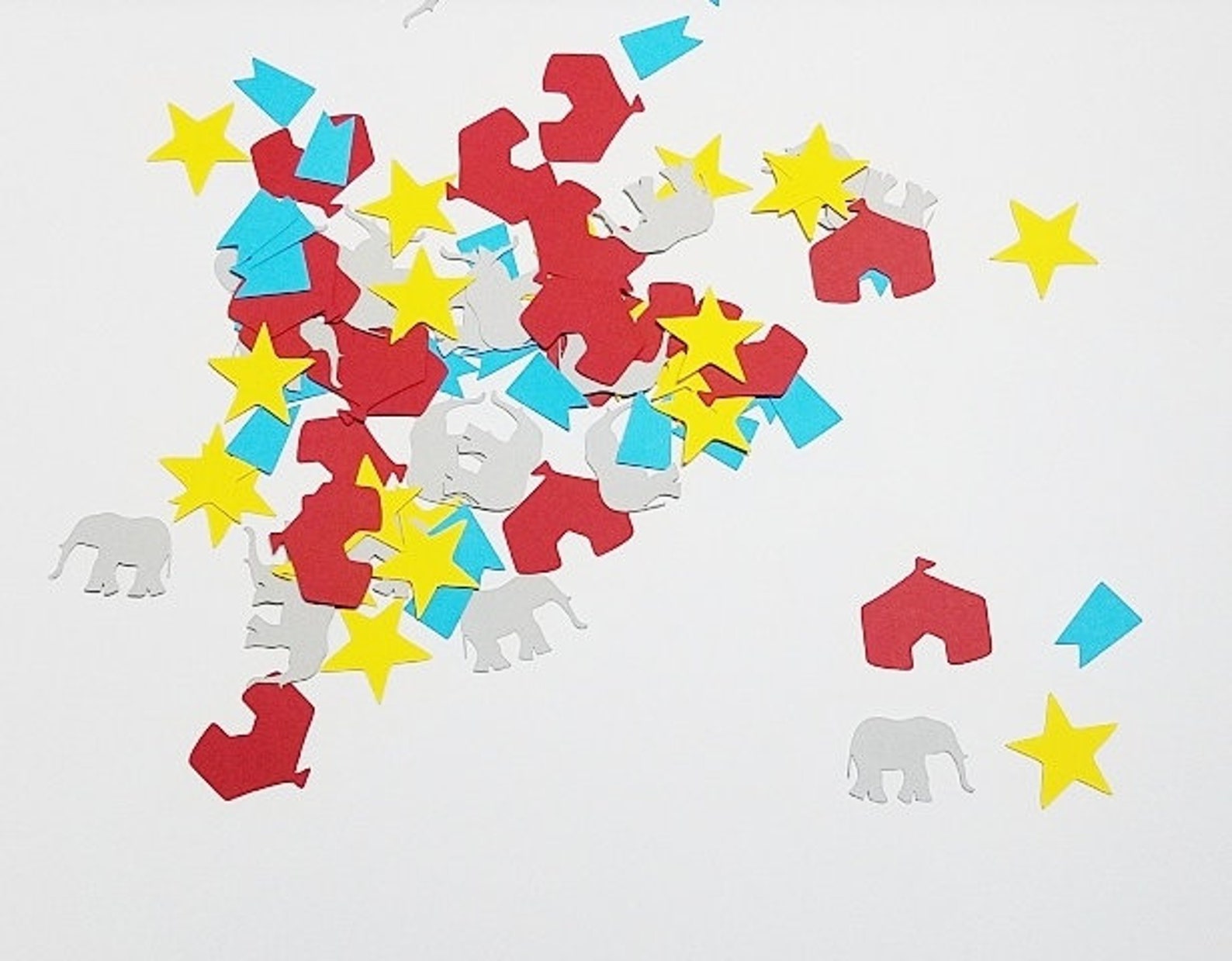 Circus Confetti/ Happy Birthday/ Birthday/ Table Confetti/ Party ...