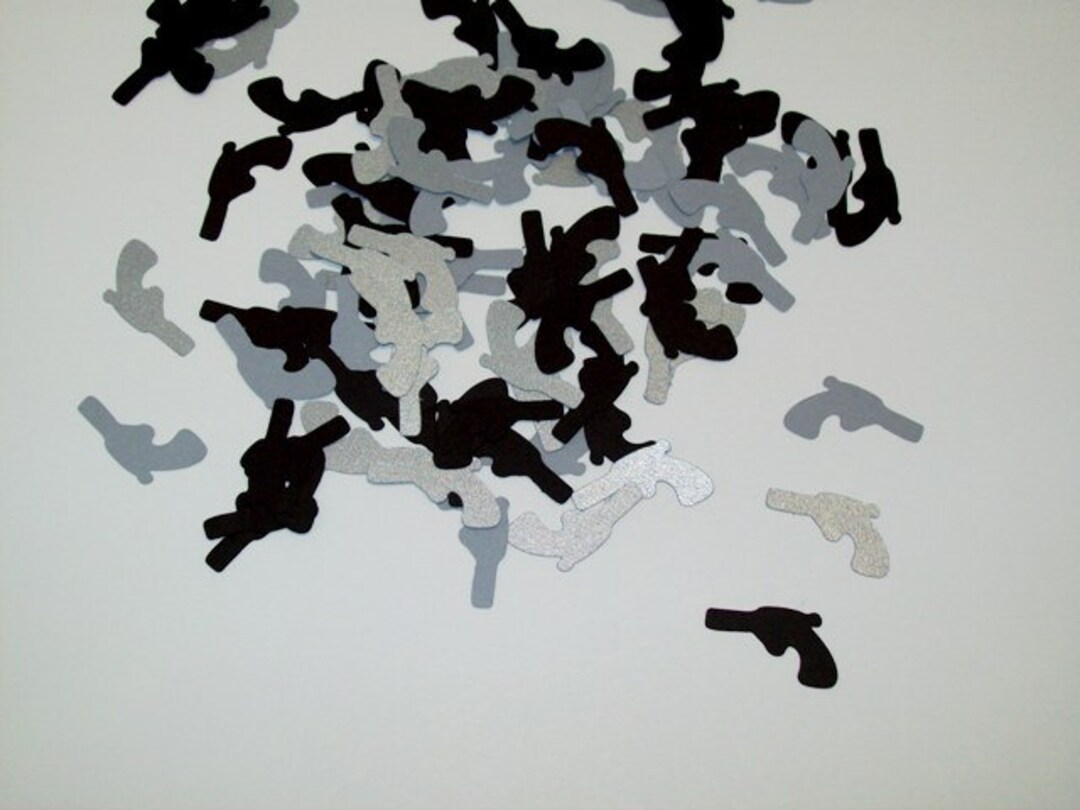 Gun Confetti/ Hunter/ Revolver/ Decoraitng/ Party Supplies - Etsy
