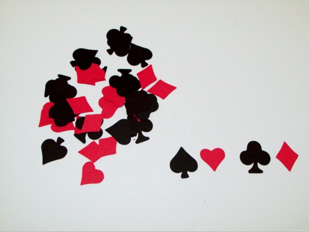 Game Night Confetti/ Poker Night/ Bachelor Party/ Card Playnig ...