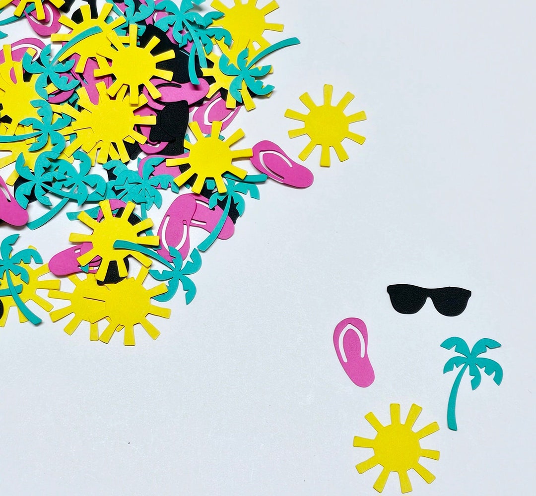 Flip Flop Confetti/ Summer Party/ Beach Party/ Happy Birthday/ Birthday ...