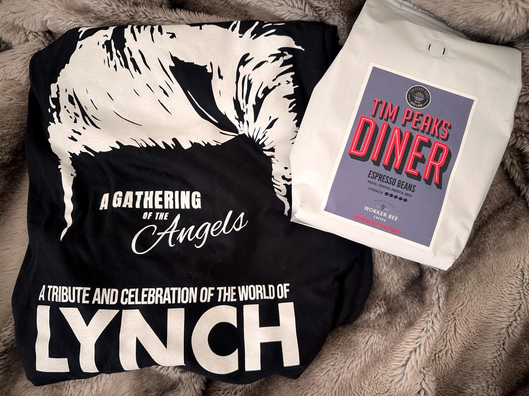 David Lynch Inspired Bundle 6 - T-shirt and Tim Peaks Diner Coffee 500g ...