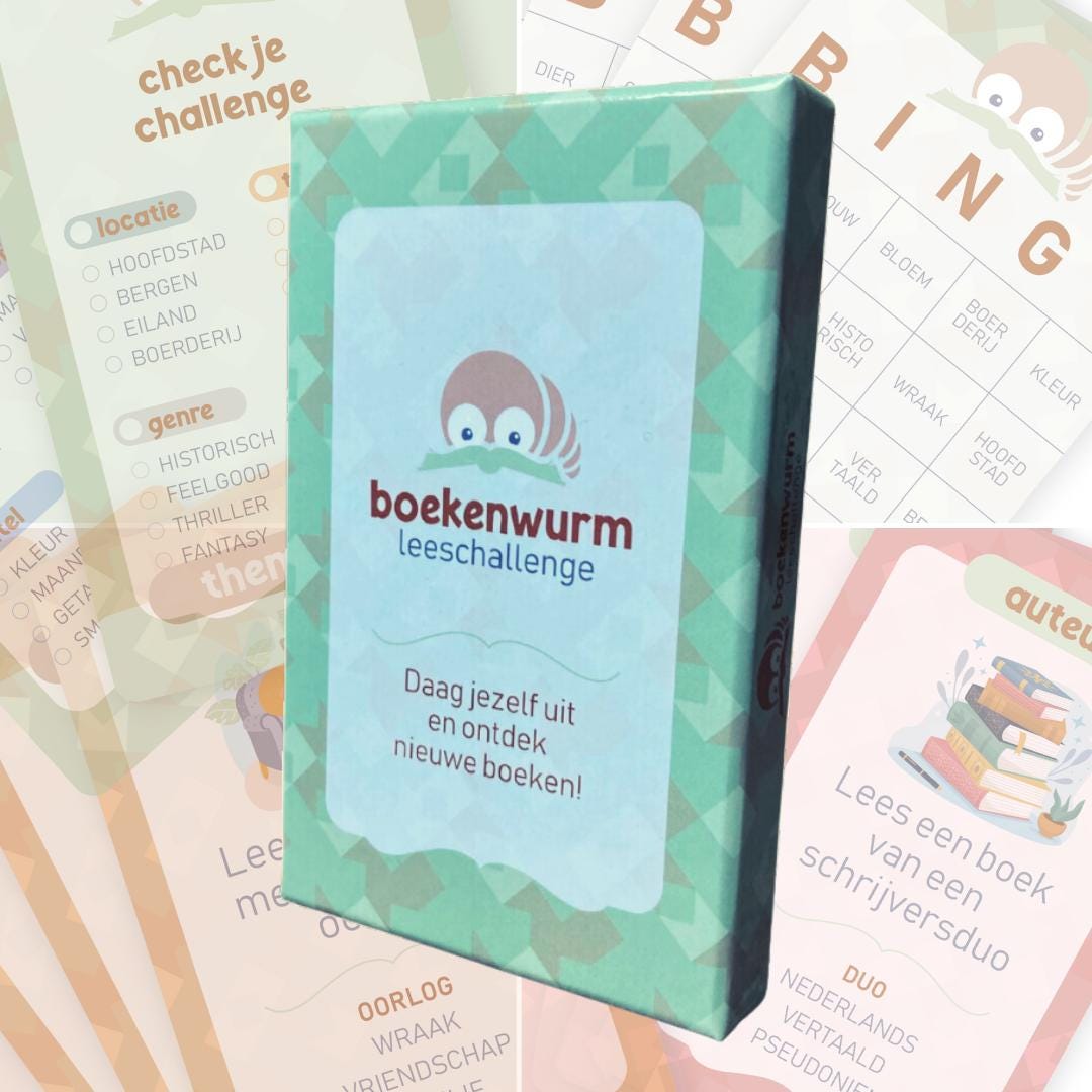 Bookworm Reading Challenge - Inspiration Cards for Readers | 3-in-1 ...